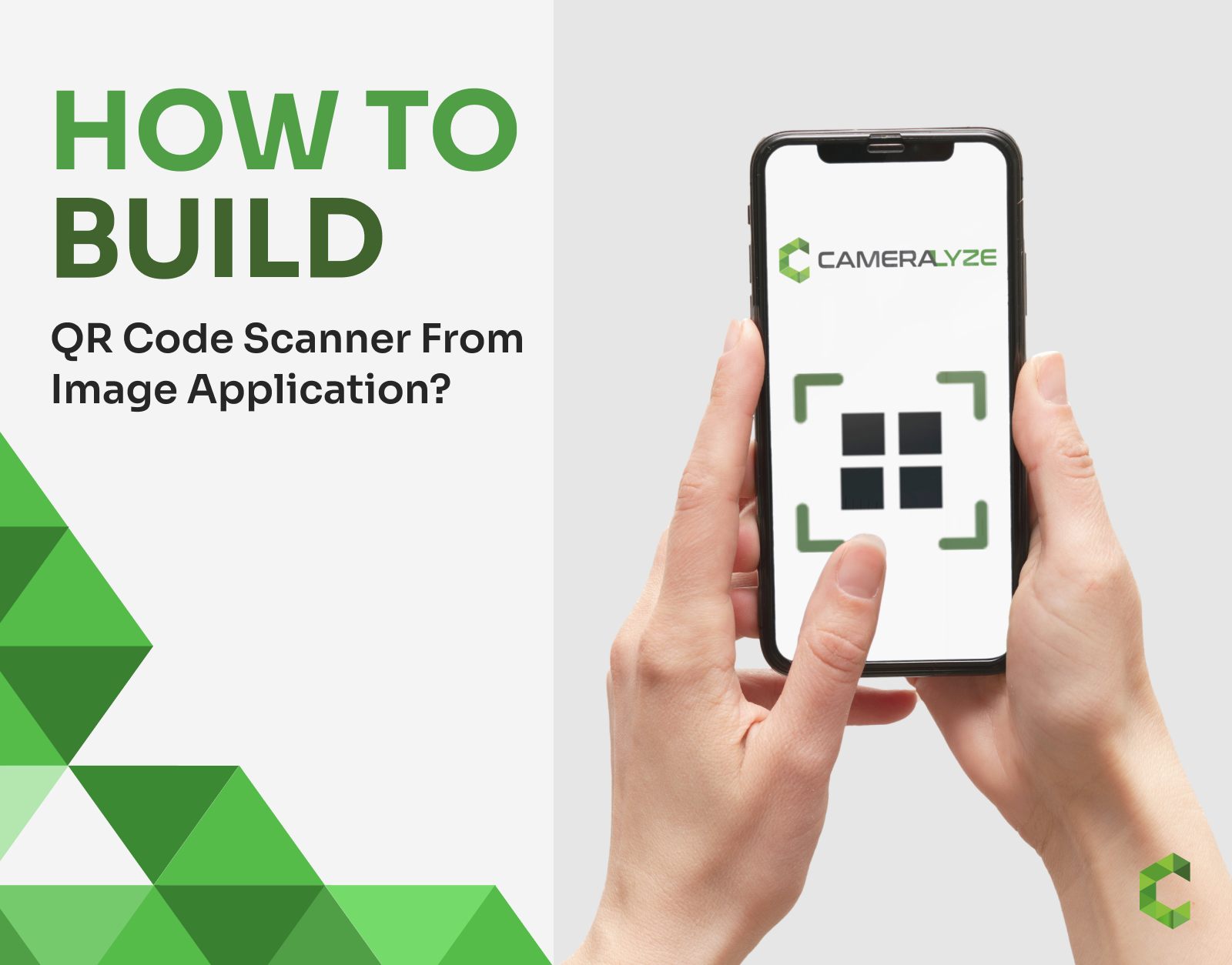 How to Build QR Code Scanner From Image On Cameralyze Platform